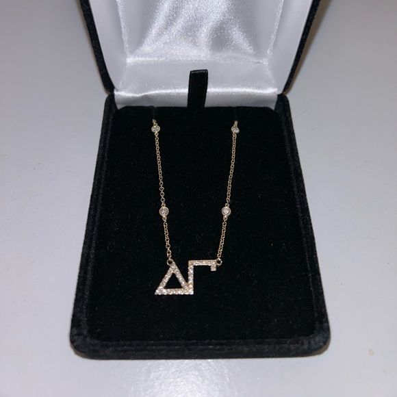 Jewelry | Custom Made Greek Letter Delta Gamma Necklace | Poshmark
